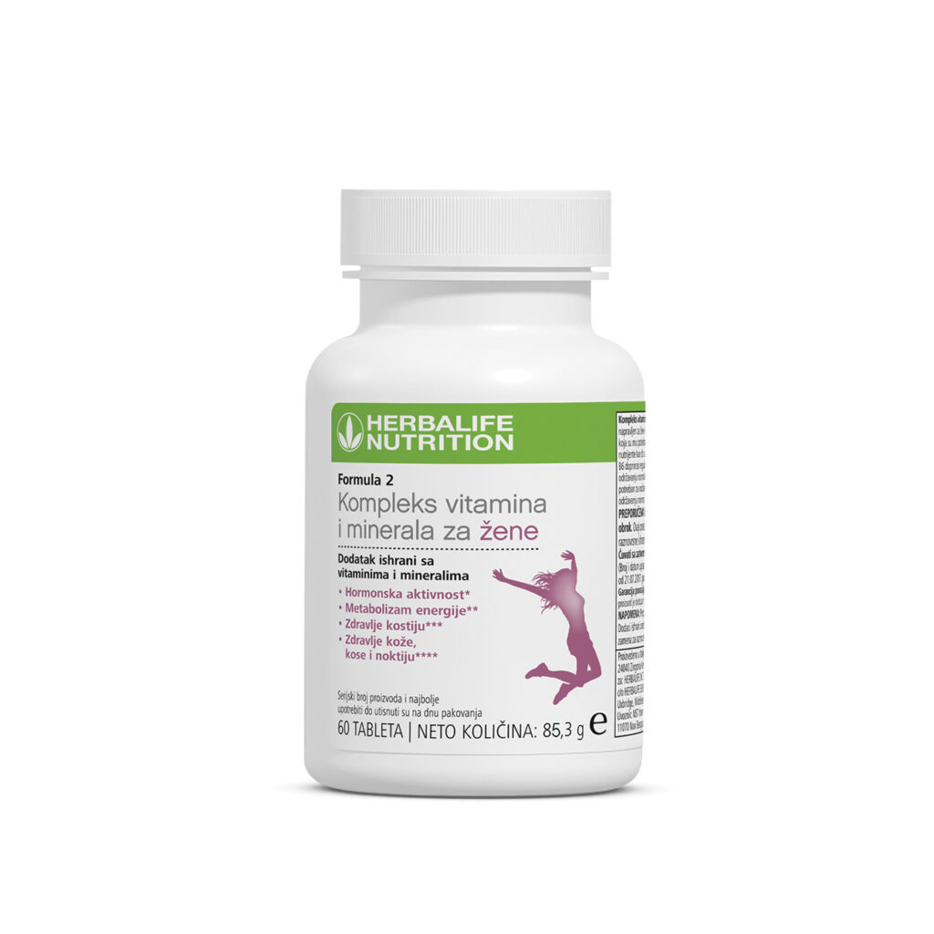 Formula 2 Kompleks vitamina i minerala za žene - Herbalife - Zvanični ...